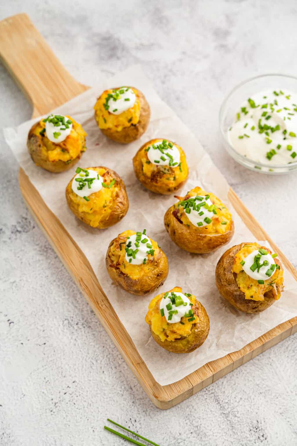 Mini Loaded Potatoes