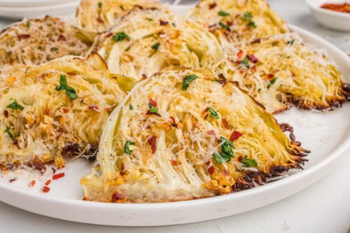 Roasted Cabbage Wedges