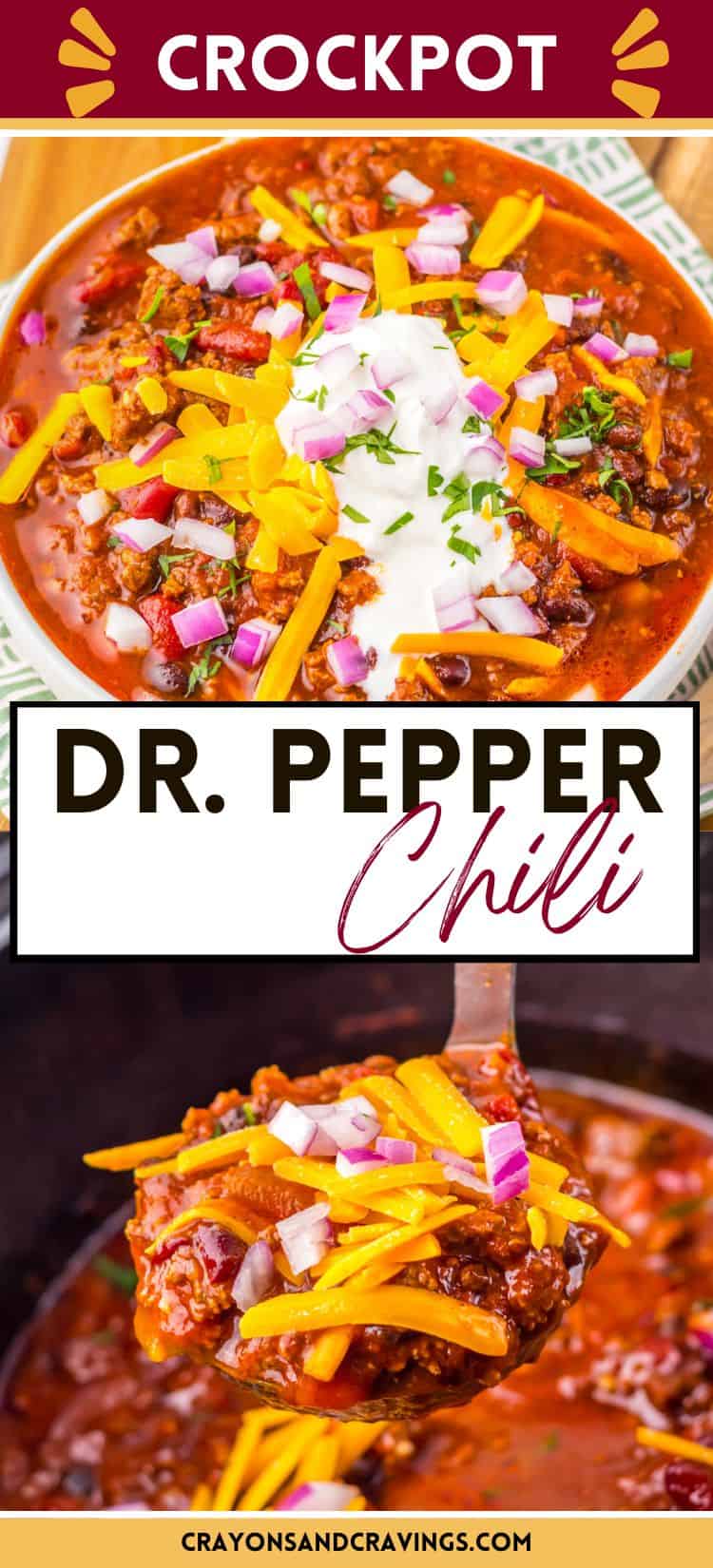Dr. Pepper Chili (Slow Cooker Recipe)