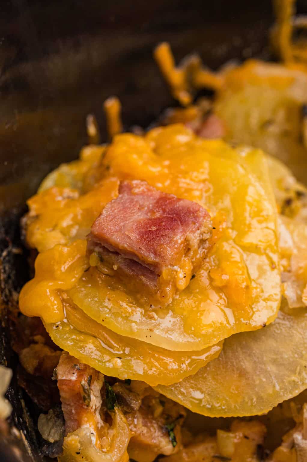 Scalloped Ham and Potatoes in the Crock Pot
