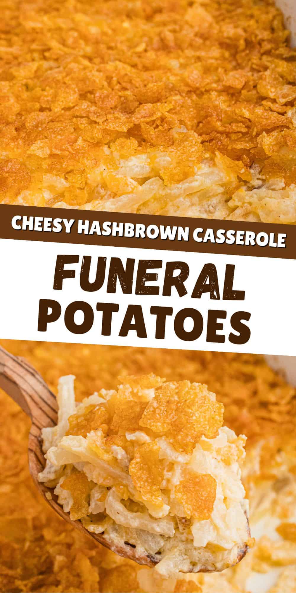 Cheesy Potatoes with Corn Flakes (Hashbrown Casserole)