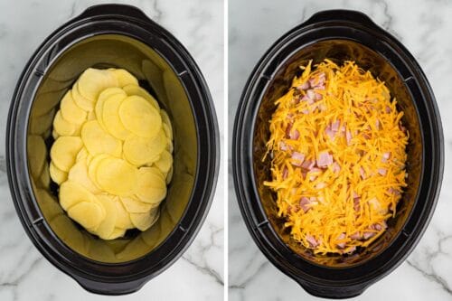 Scalloped Ham and Potatoes in the Crock Pot