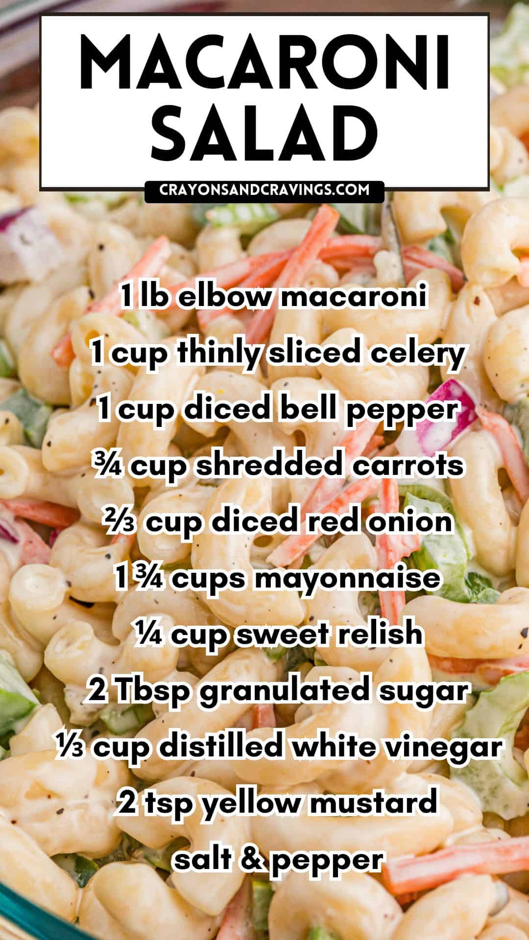 Old Fashioned Macaroni Salad