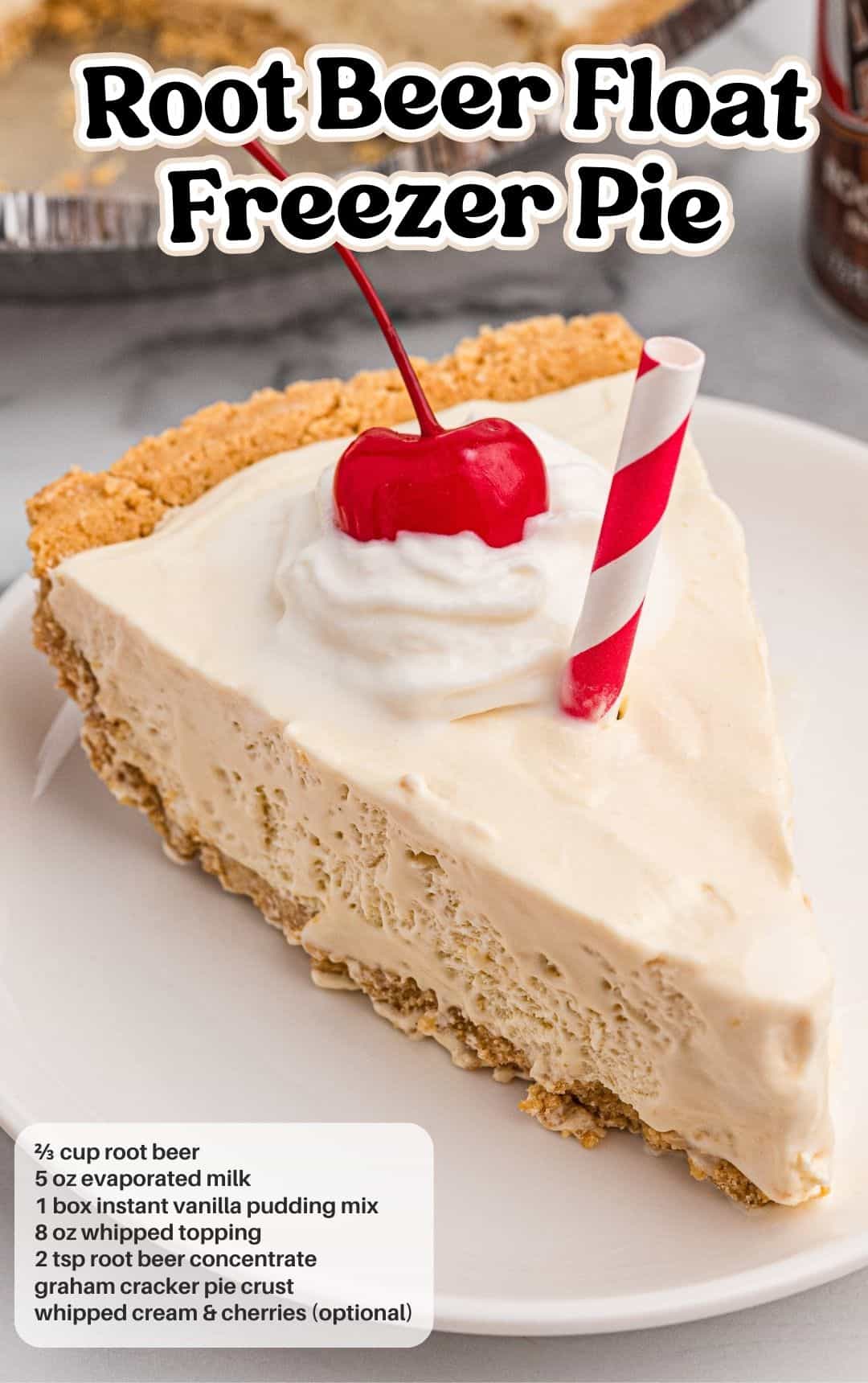Root Beer Float Pie