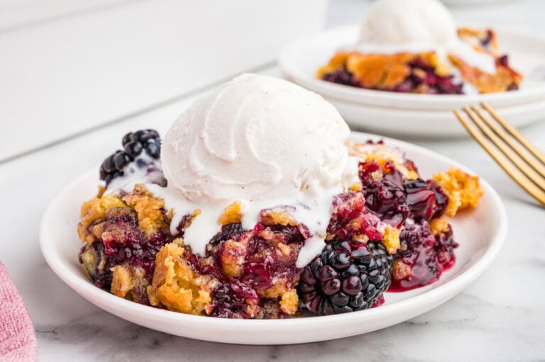 Blackberry Dump Cake