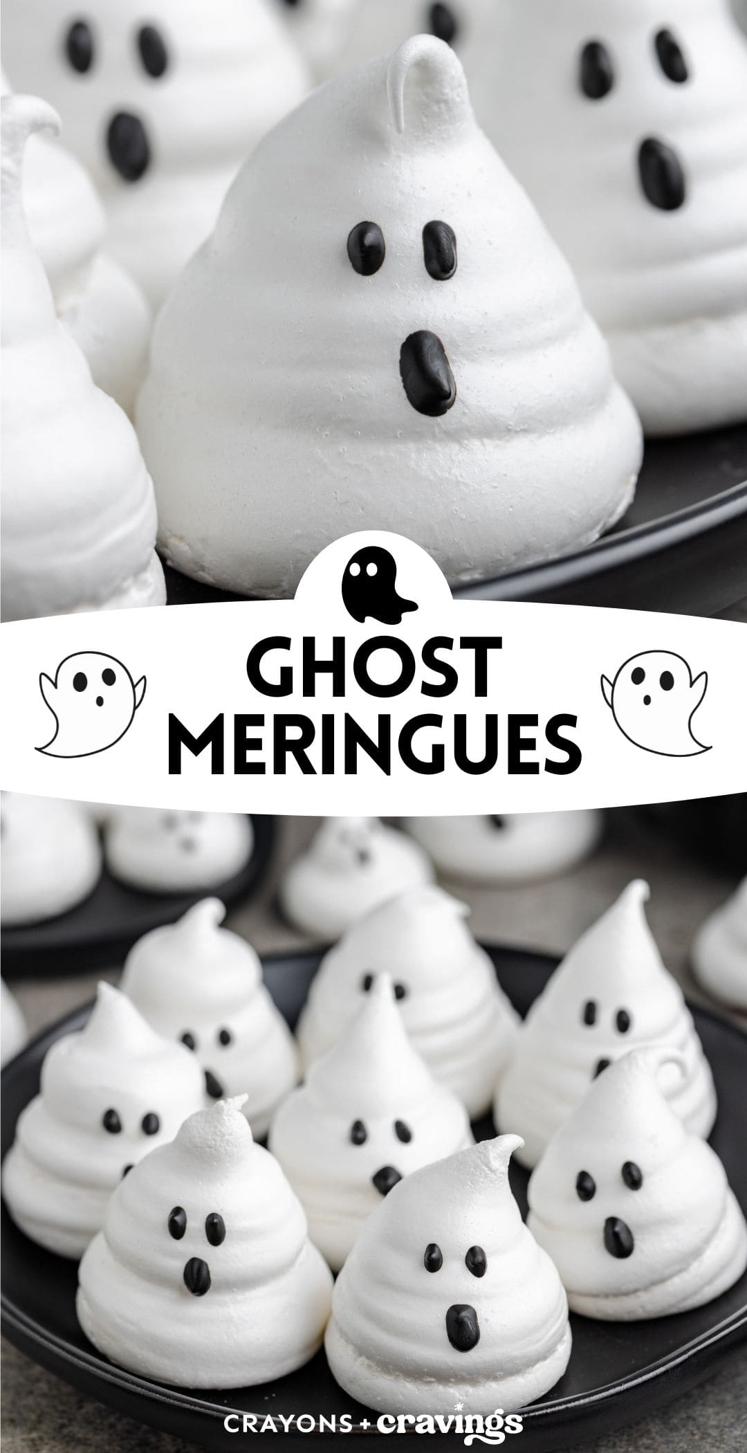 Ghost Meringues