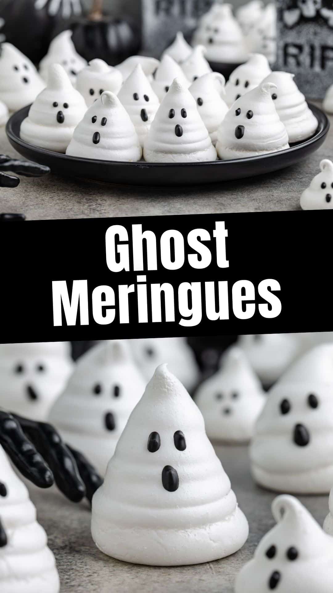 Ghost Meringues
