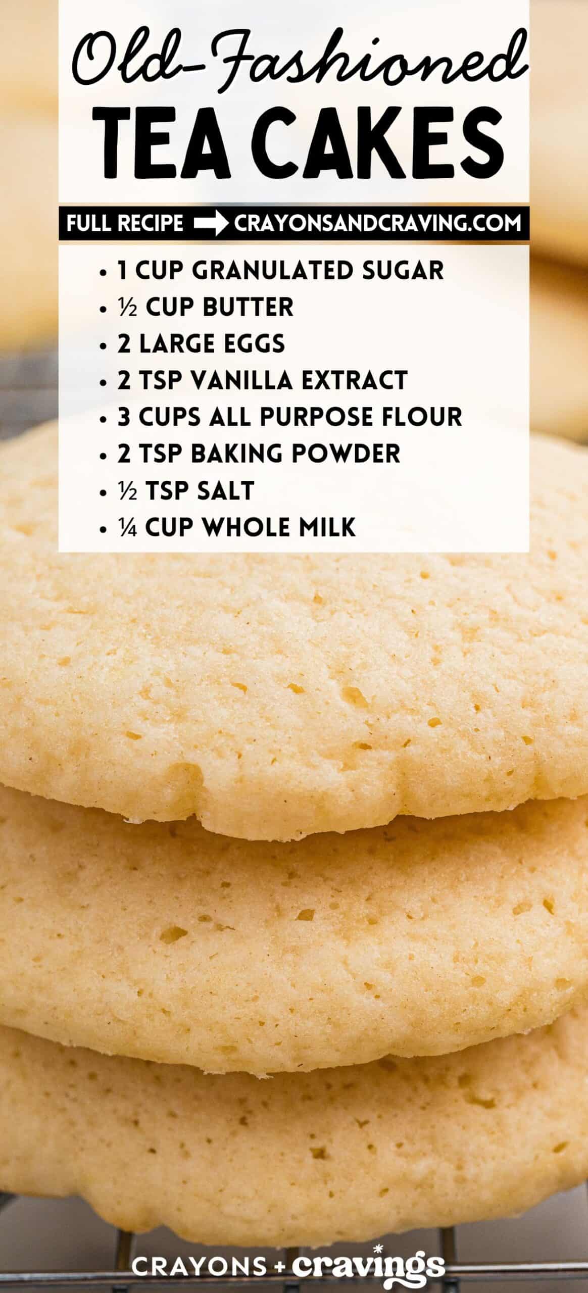 Old Fashioned Tea Cakes