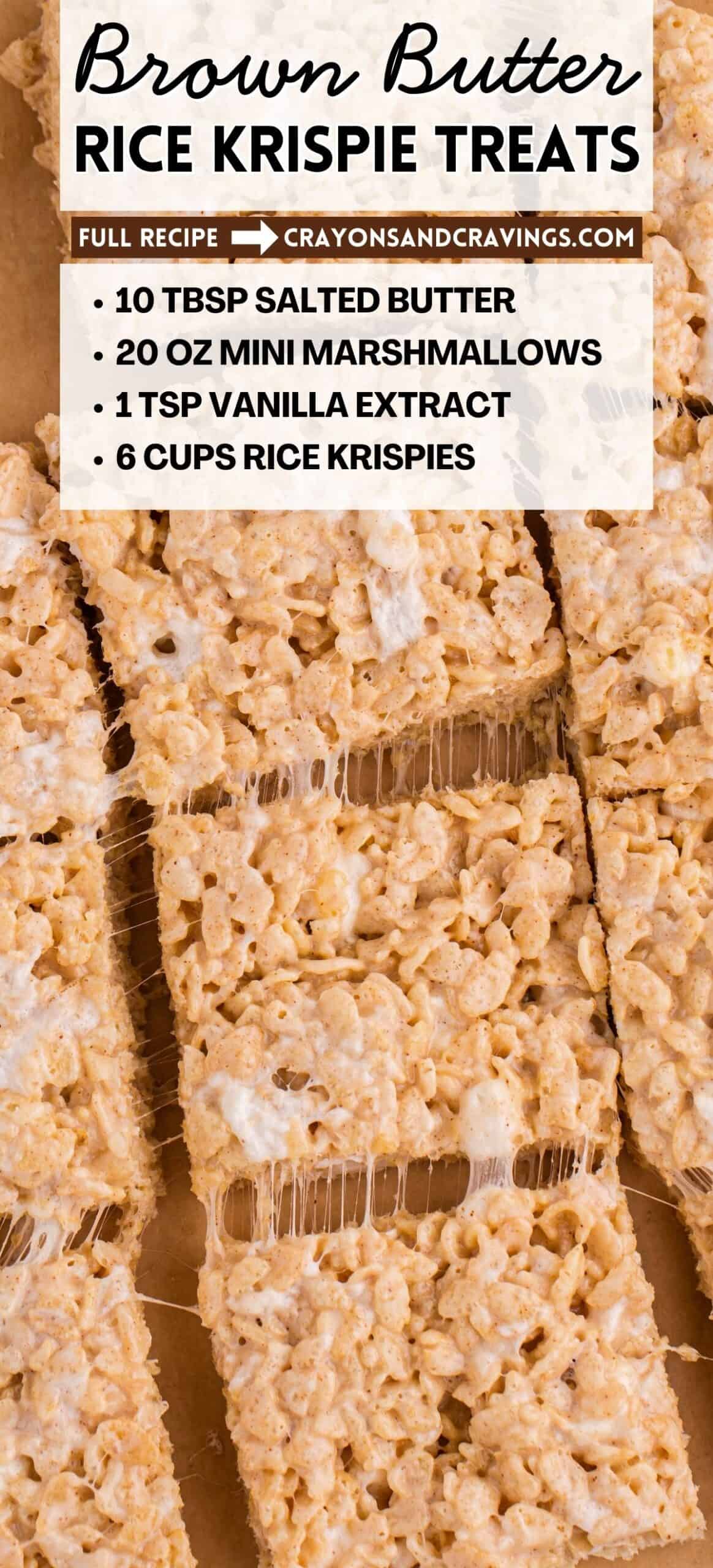 Brown Butter Rice Krispie Treats