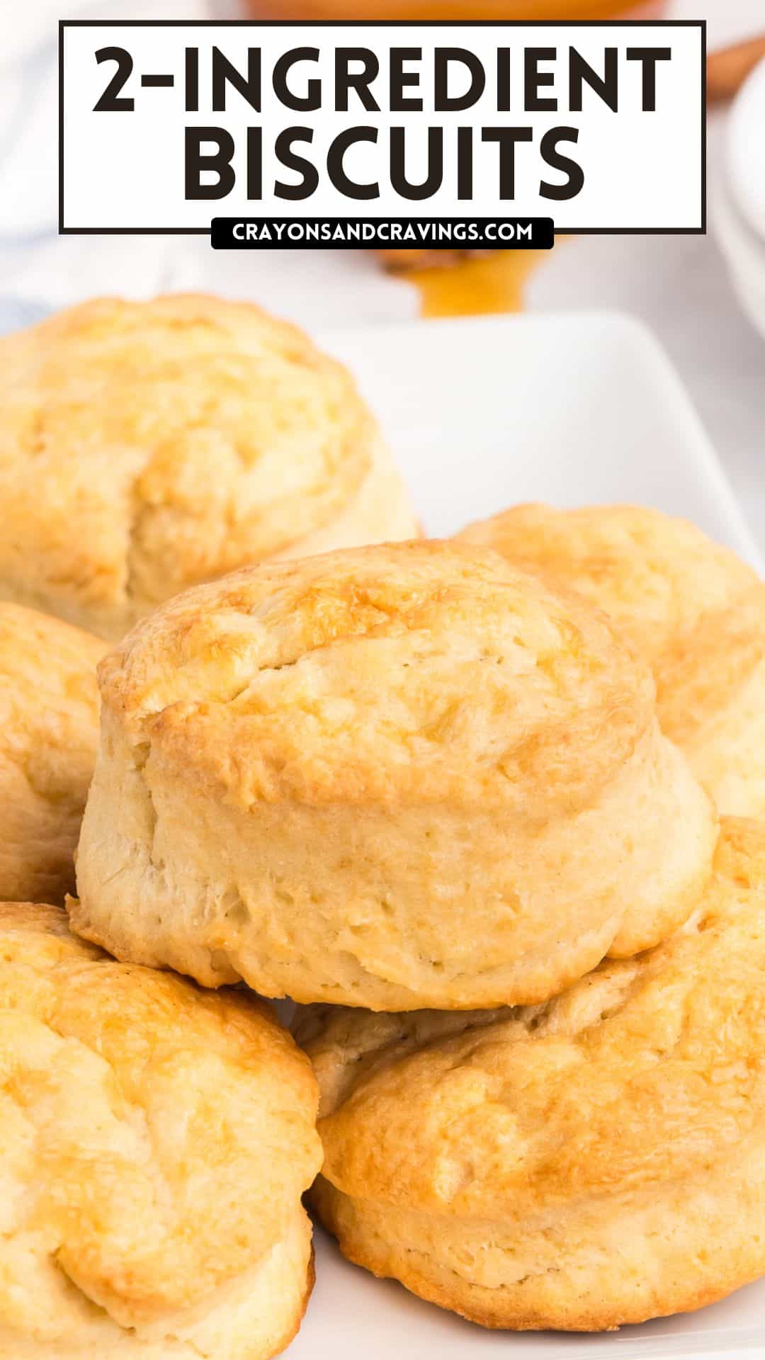 2 Ingredient Biscuits with Heavy Cream – Quick & Easy!