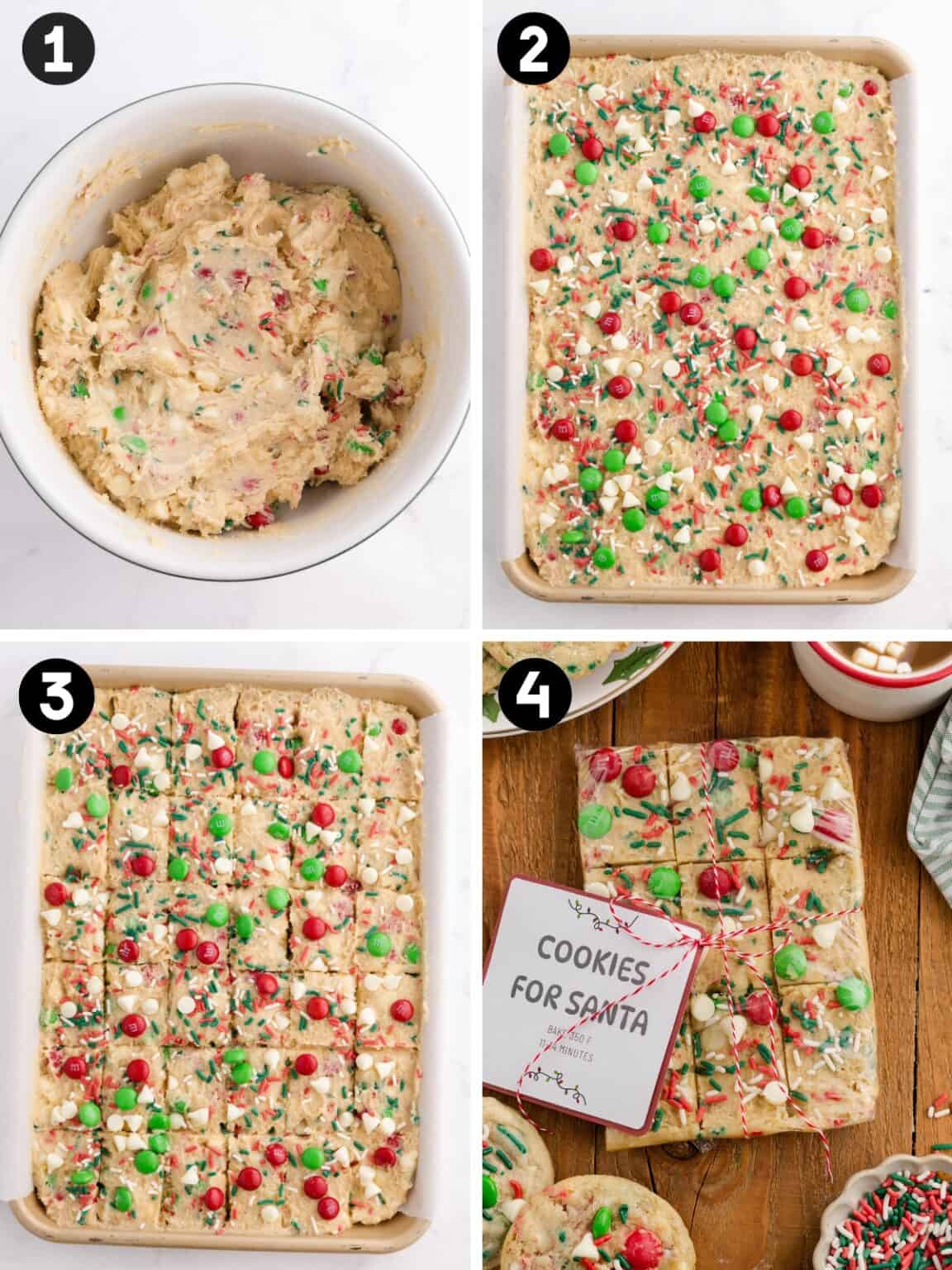 Break and Bake Christmas Cookie Dough (Edible Gift Recipe)