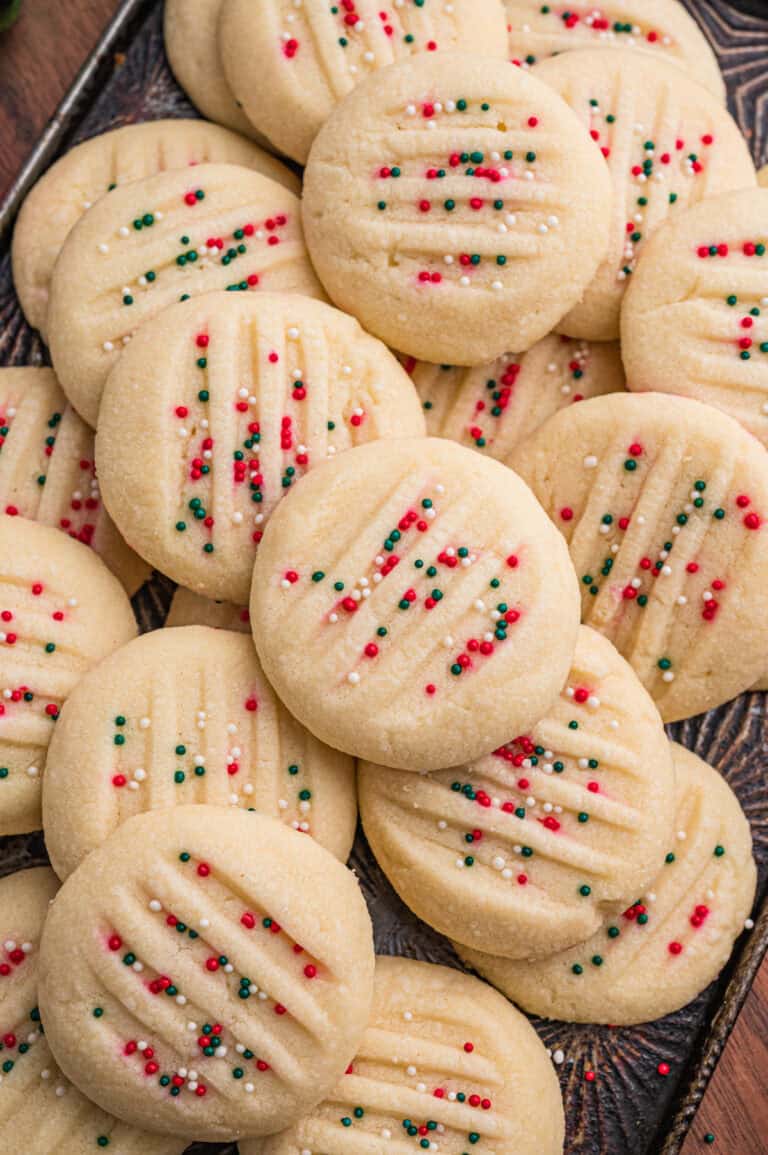 Whipped Shortbread Cookies