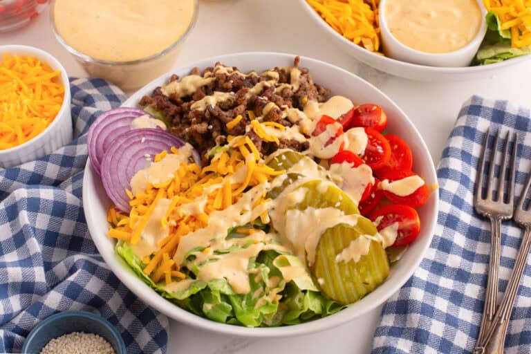 Burger Bowls with Special Sauce