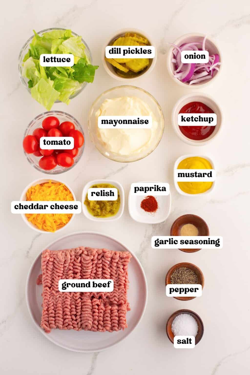 Burger Bowls with Special Sauce