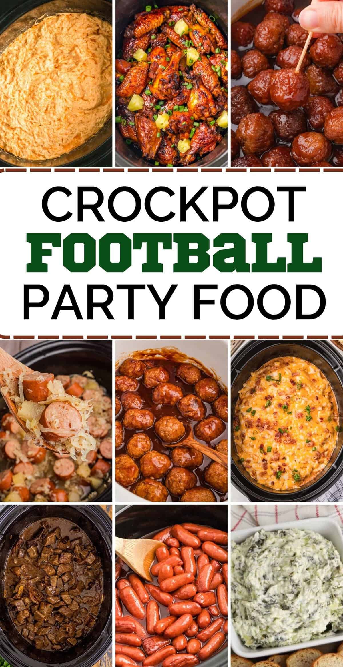 17+ Game Day Crock Pot Recipes - Easy Football Party Food