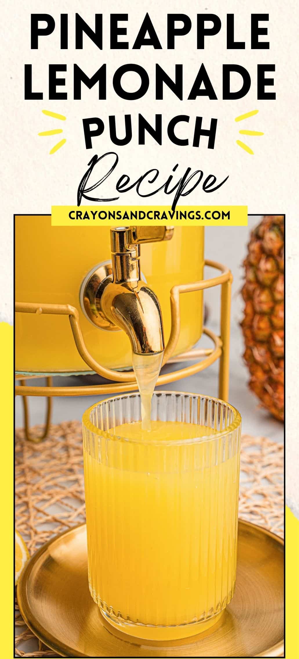 Easy Pineapple Lemonade Punch